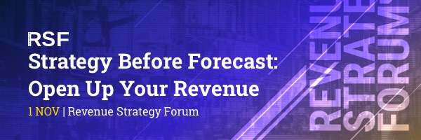 Revenue Strategy Forum 2021 | Strategy Before Forecast: Open Up Your ...